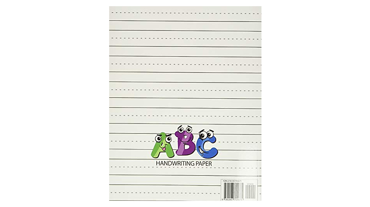 ABC Kids Handwriting Practice Paper - 120 Pages