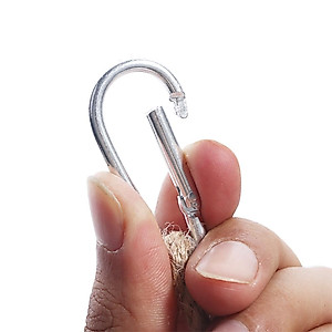 Leadigol Coconut Bird Nest Hut with Ladder for Parrots Parakeet Cockatiel,Hammock Parakeet Budgies Parrot Toy Warm Coconut Woven Straw Natural Winter Cage Hut Tent House Parrot Cage Accessories