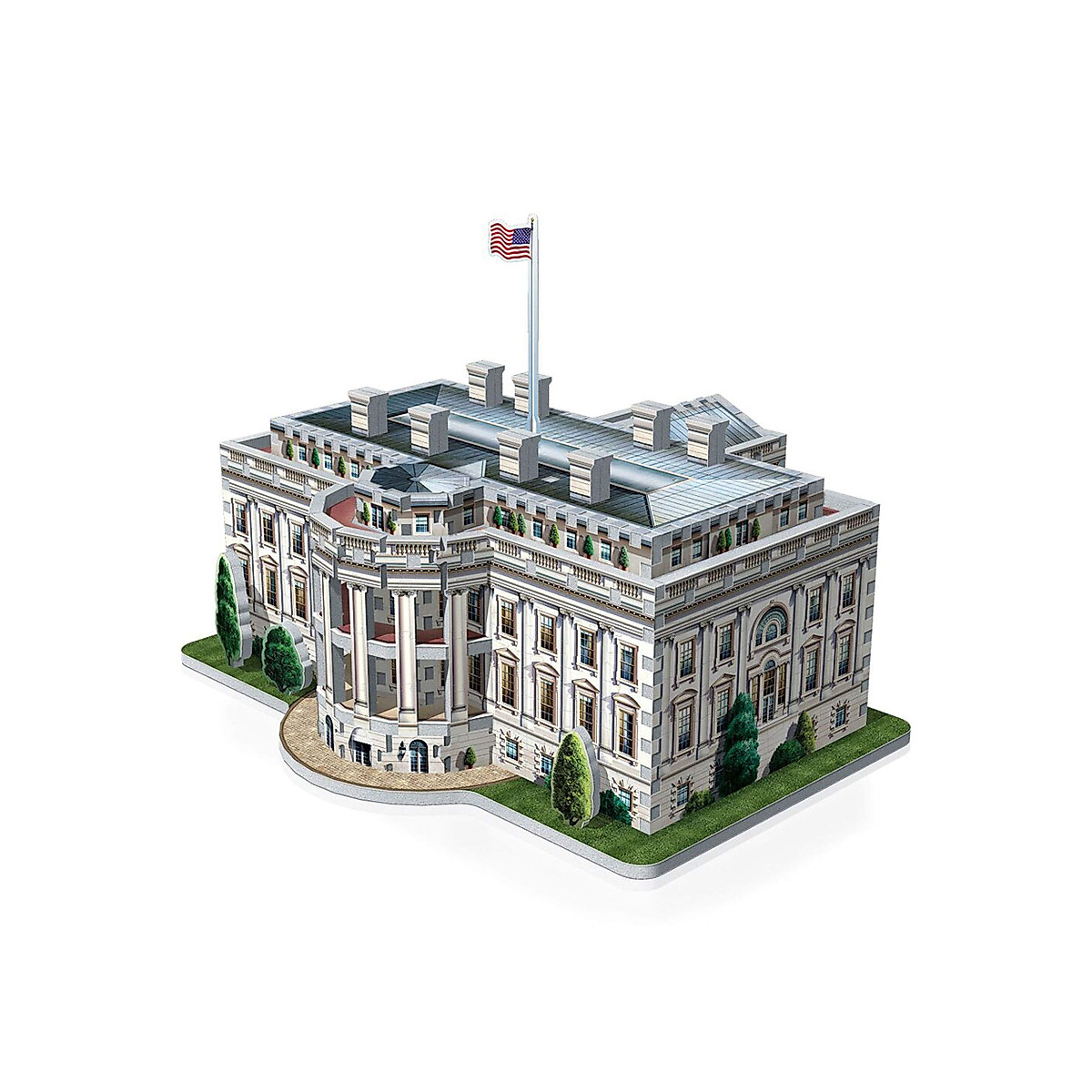 WREBBIT 3D The White House - 3D Jigsaw Puzzle (490 pieces) (W3D-1007)