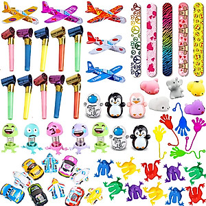 60PCS Party Favors Toy for Kids, Bulk Toys for Classroom Rewards, Carnival Prizes, Birthday Party Toys, Pinata Stuffers, Goodie Bag Filler, Treasure Box, christmas gifts for Boys and Girls