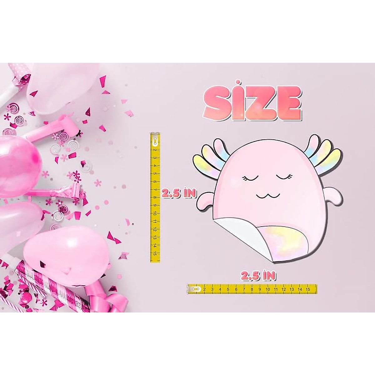 25 Pcs Squishy Toys Stickers, Squishies Vinyl Decals, Case, Phone, Laptop, Computer, Water Bottles, Luggage, Gift Bag Squishy Friends Favors