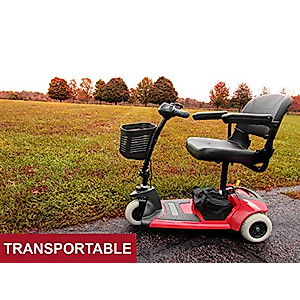 Pride Mobility - Travel Pro Premium 3-Wheel Mobility Scooter by Pride