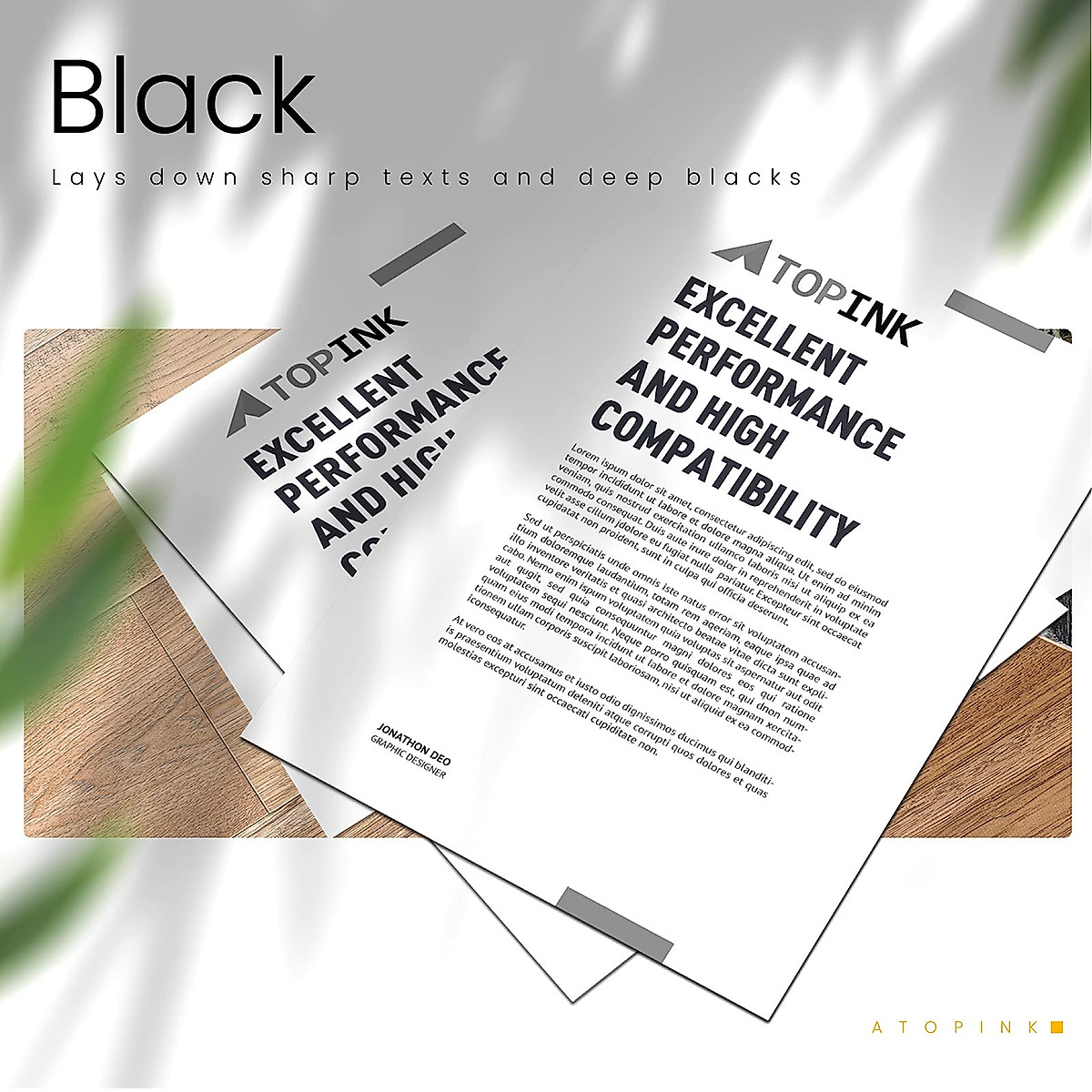 ATOPINK 240XL Black Ink Cartridge, Remanufactured Ink Cartridge 240XL, Replacement for Canon PG-240XL 240 (2 Black) Ink Compatible to Pixma TS5120, MX432, MG3620 MG3222 MG3600 MG2220 MG4220 Printers