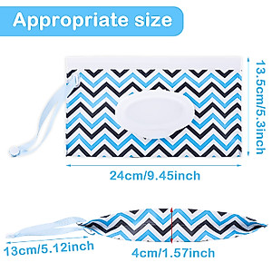 2 Pack Wet Wipe Pouch, Wet Wipes Pouches Dispensers Travel Wet Wipes Bags Cases Reusable Kids Wipe Case Extra Large 9.5" X 5.3" Portable Wipe Carrying Pouches Case for Kids and Adult