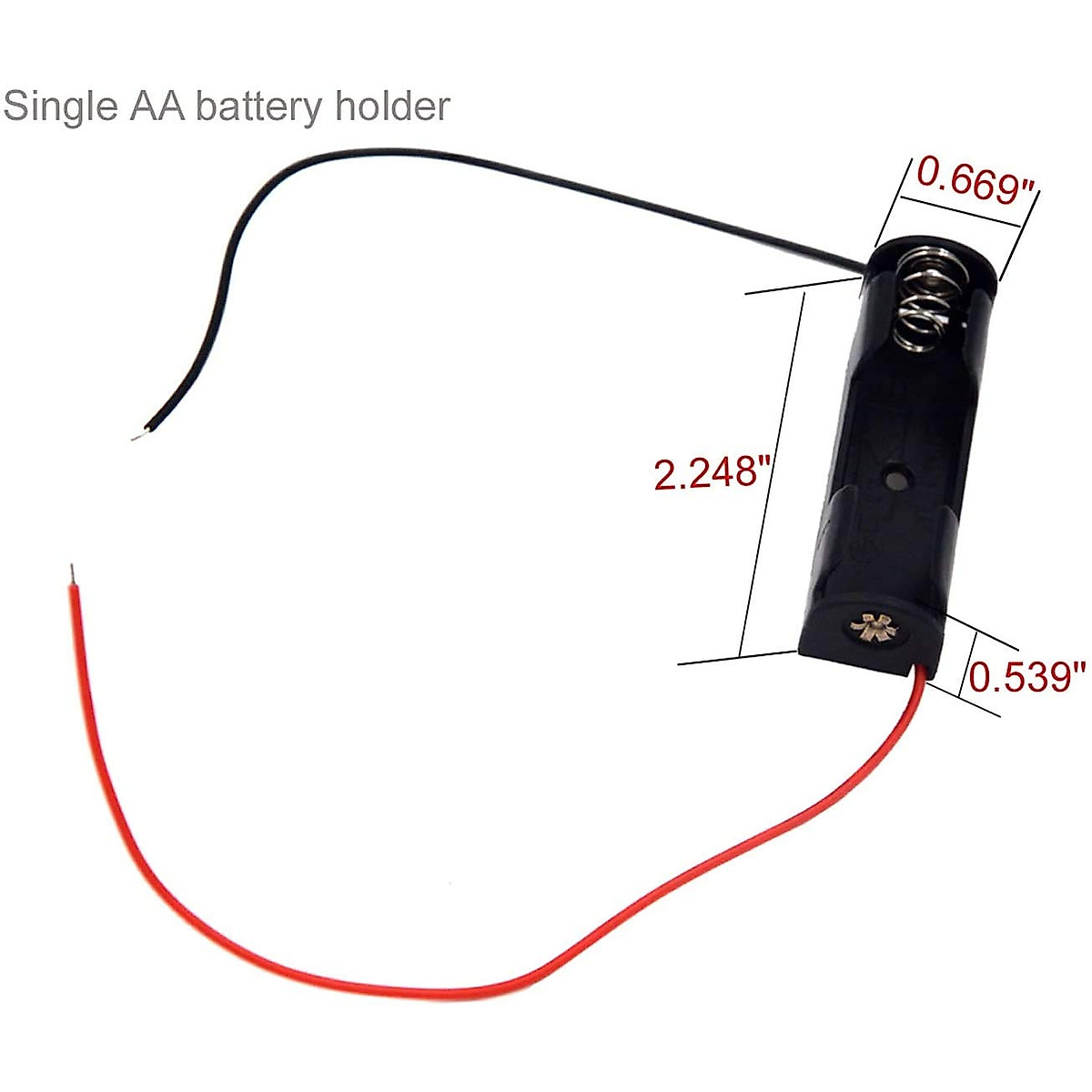 (Pack of 8)AA and AAA Battery Holders: 1Pc 1 AA Holder, 1Pc 2 AA Battery Holder, 1Pc 3 AA Holder, 1Pc 4 AA Battery Holder, 1Pc 1AAA Holder, 1Pc 2 AAA Battery Holder, 1Pc 3 AAA Holder, 1Pc 4 AAA Holder