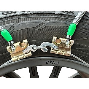 TireChain.com 245/50-20 Diagonal Tire Chains Set of 2