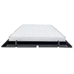 Nispira True HEPA Replacement Filter Compatible with Ivation 5-in-1 Air Purifier Ozone Generator IVAOZAP04, 1 Pack