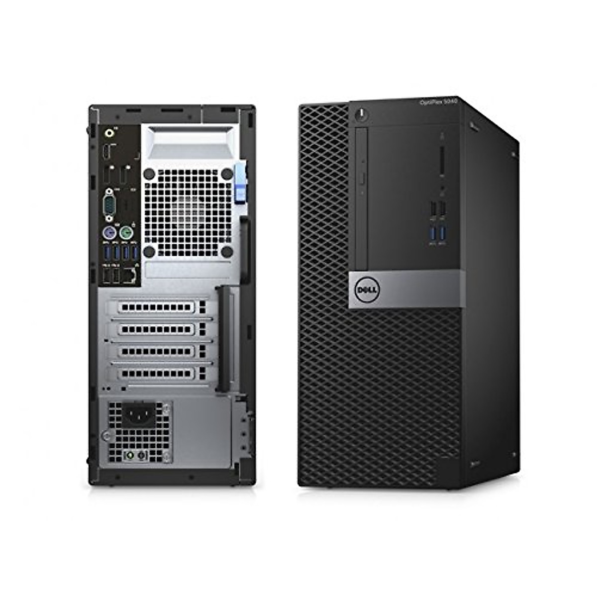 Fast Optiplex 7040 Mid Size Business Tower Computer PC (Intel Quad Core i7-6700, 16GB Ram, 256GB SSD, HDMI, DVD-RW) Win 10 Pro (Renewed)