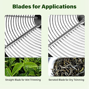 iPower 16 inch Bud Leaf Bowl Trimmer Twisted Spin Cut with Upgraded Gears Sharp Stainless Steel Blades, for Hydroponic Plant, 16", Silver