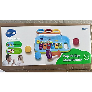 HOLA Toys for 1 Year Old Girl Boy Birthday Gifts, Baby Toys 12-18 Months Pound & Tap Hammer Xylophone Toys for Toddlers 1-3 Boys Girls, Baby & Toddler Toys Age 1-2 3, 1 Year Old Boy Girl Toys Gifts