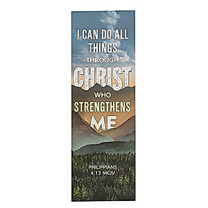 Salt & Light, Philippians 4:13 I Can Do All Things Bookmarks, 2 x 6 inches, 25 Bookmarks