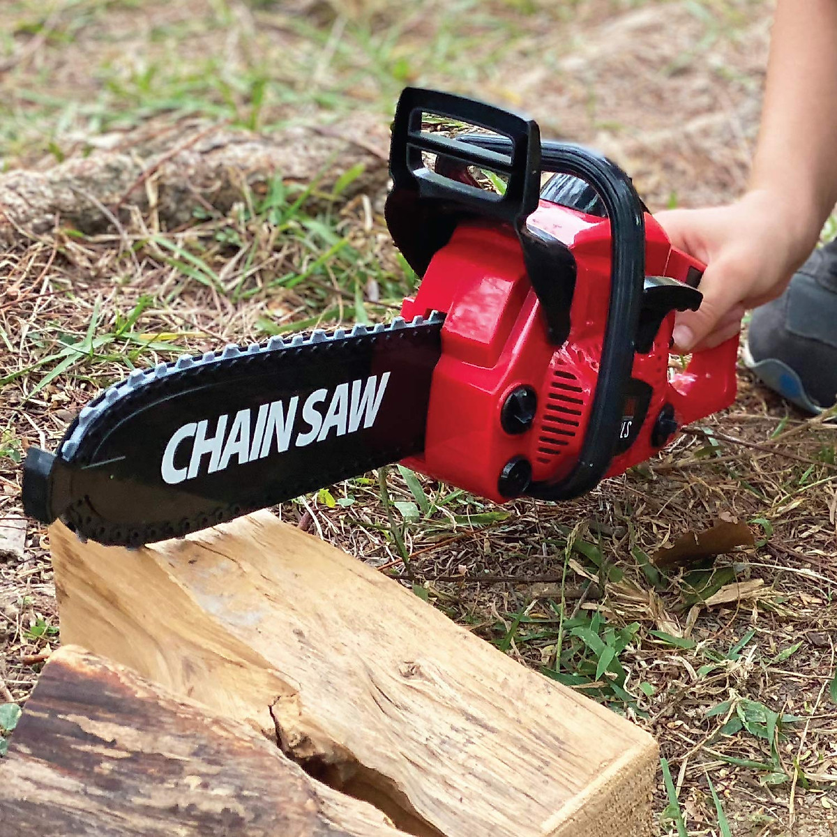 The Bubble Factory Electric Toy Chain Saw with moveable Blade and Sound Effect