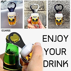 Magnetic Beer Bottle Opener Mug Shape Bottle Bar Refrigerator Decor Cool Unique Birthday Gifts Collection (Corona Extra)