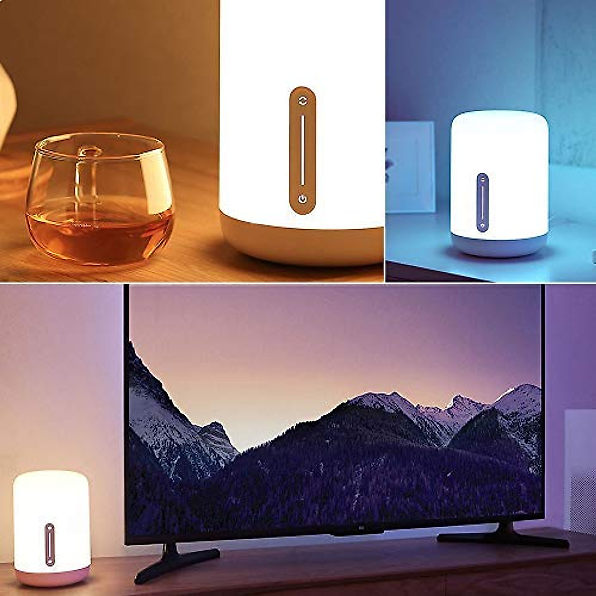 Xiaomi Mi Smart Bedside Lamp 2, Colorful Light, Table Lamp, Bluetooth WiFi Touch APP Control Apple Home Kit