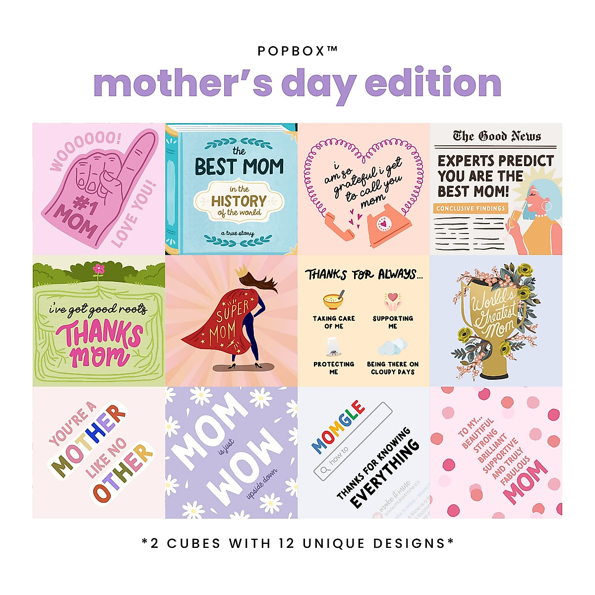 Make It Mine PopBox, The Original Explosion Confetti Pop Up Anniversary Greeting Card With Two 3D Popup Image Cubes - Classic Exploding Anniversary Popup Card