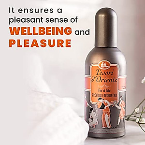 Tesori d'Oriente Perfumes for Women, Women’s Eau De Toilette Spray, Men’s Fragrances -100ml 3.38fl.oz [Italian Import]-(Lotus Flower)