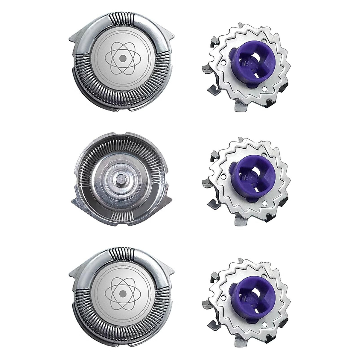 NEW! Premium Replacement Heads/Blades/Cutters for Norelco HQ8 PT720 PT724 PT730 AT810 AT830 HQ6090 7800XL HQ8160 8890XL HQ9160 Electric Shaver Razors (Old version)