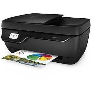 HP OfficeJet 3830 All-in-One Wireless Color Inkjet Printer - Print Scan Copy Fax - 2.2" Touchscreen, 20 ppm, 4800 x 1200 dpi, 35-Sheet ADF, Manual Duplex Printing, 4 x 6 Photo, Tillsiy