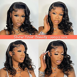 13x4 Frontal Body Wave Lace Frontal 100% Human Hair Ear to Ear lace Frontal 13x4 Body wave hd Transparent Lace Frontal Only with Baby Hair Natural Color (13x4 Lace Frontal, 10 Inch)
