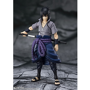 TAMASHII NATIONS - Naruto Shippuden - Sasuke Uchiha -He Who Bears All Hatred, Bandai Spirits S.H.Figuarts Action Figure