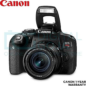 Canon EOS Rebel T7i DSLR Camera with 18-55mm is STM Lens with Altura Photo Advanced Accessory and Travel Bundle