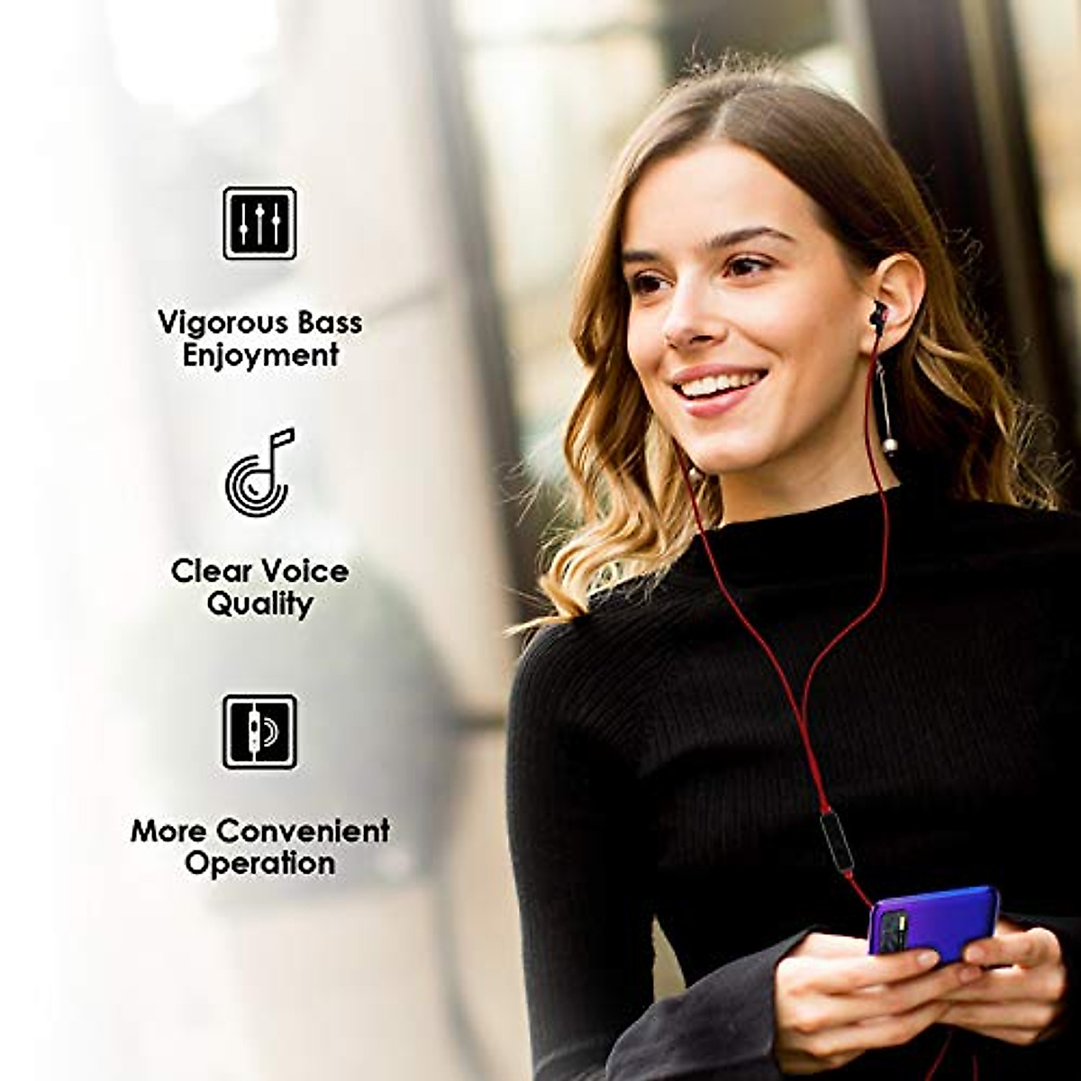 Tecno Wireless Bluetooth Headphones with Microphone B1 Wired Earbuds with Microphone P1