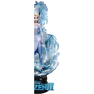 Beast Kingdom Frozen II: Elsa DS-038 D-Stage Series Statue, Multicolor, 6 inches