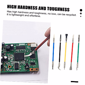 ULDIGI 5pcs Scraper Kit Metal Scraper Phone Disassemble Tool Opening Sticker Remover for Phone Stickers for Phones Repair Prying Opener Cell Phone Stainless Steel