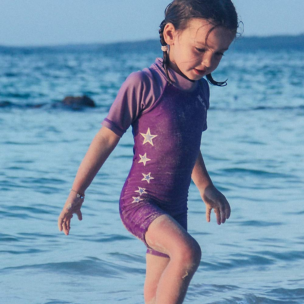 IEFWELL Girls' Charm Bracelets - Butterfly & Heart Initial C Bracelets for Teenage Girls' Gifts