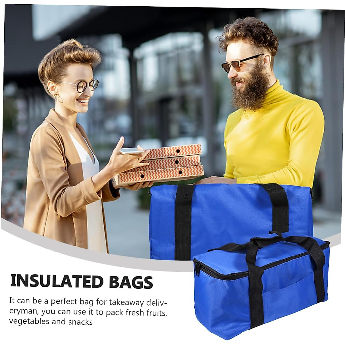 Insulated Bag Containers for Food Portable Cooler Food Containers Large Container Portable Lunch Cooler