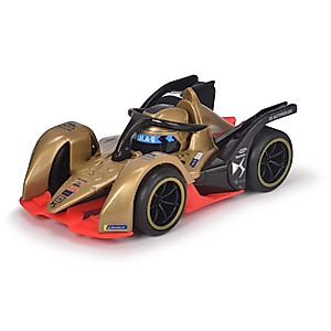 Dickie Toys 203162000 Pullstring Racer, Formula E Series Racing Car with Line Pull, 3 Different Models, Random Selection, 14 cm, from 3 Years