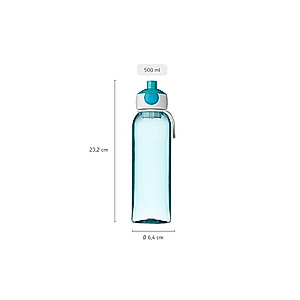 Mepal Rosti Campus Water Bottle 500 ml Plastic / Pin 6.4 x 7 x 22.2 cm