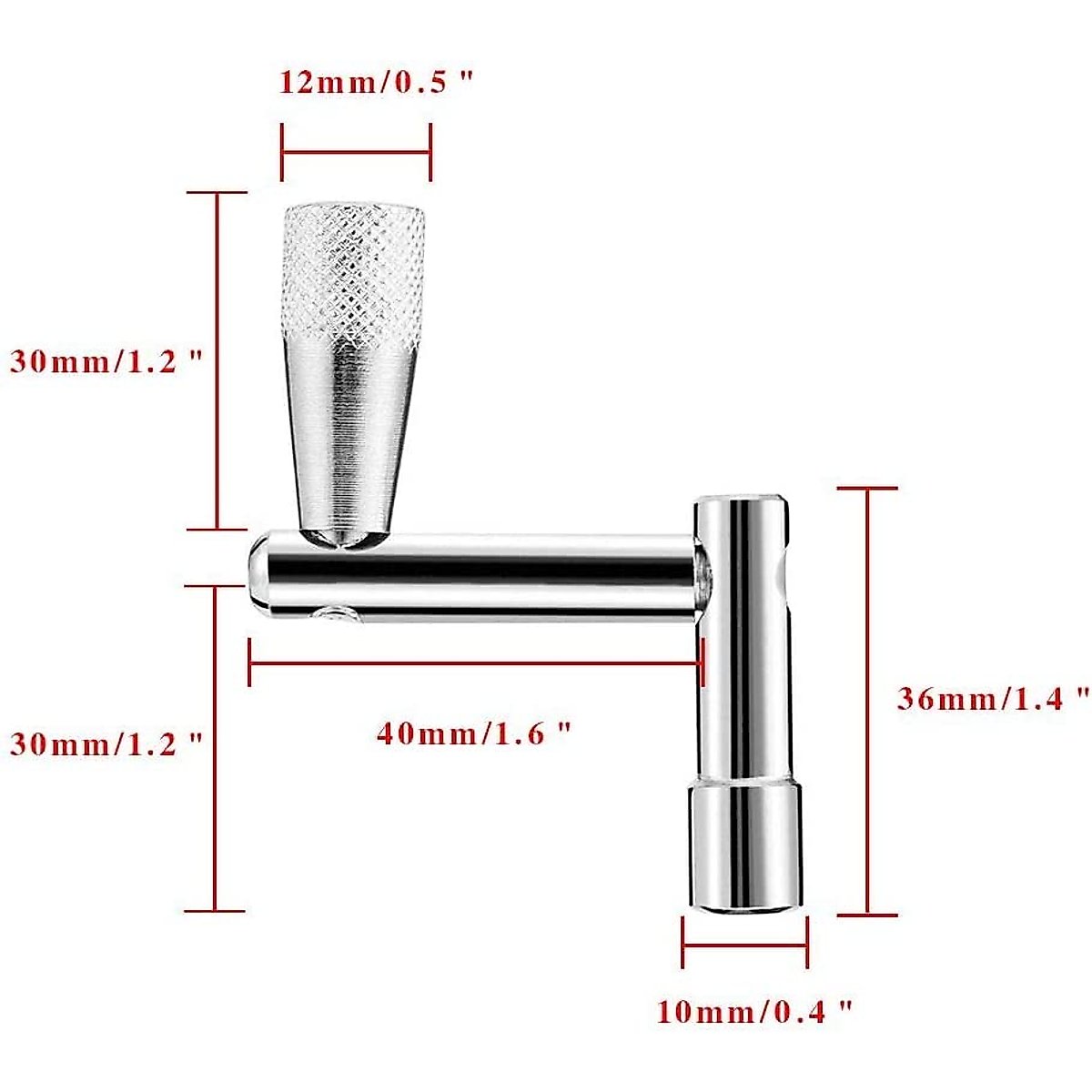 Set of 2 Silverline Speed Drum Keys - Continuous Motion Z-Type Speed Drum Key Set
