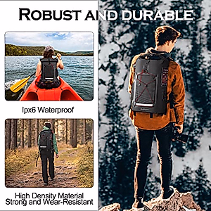 DraDraLee Waterproof Dry Bag Backpack, Floating Waterproof Bag Boating, Kayak Dry Bag Waterproof Backpack 30L