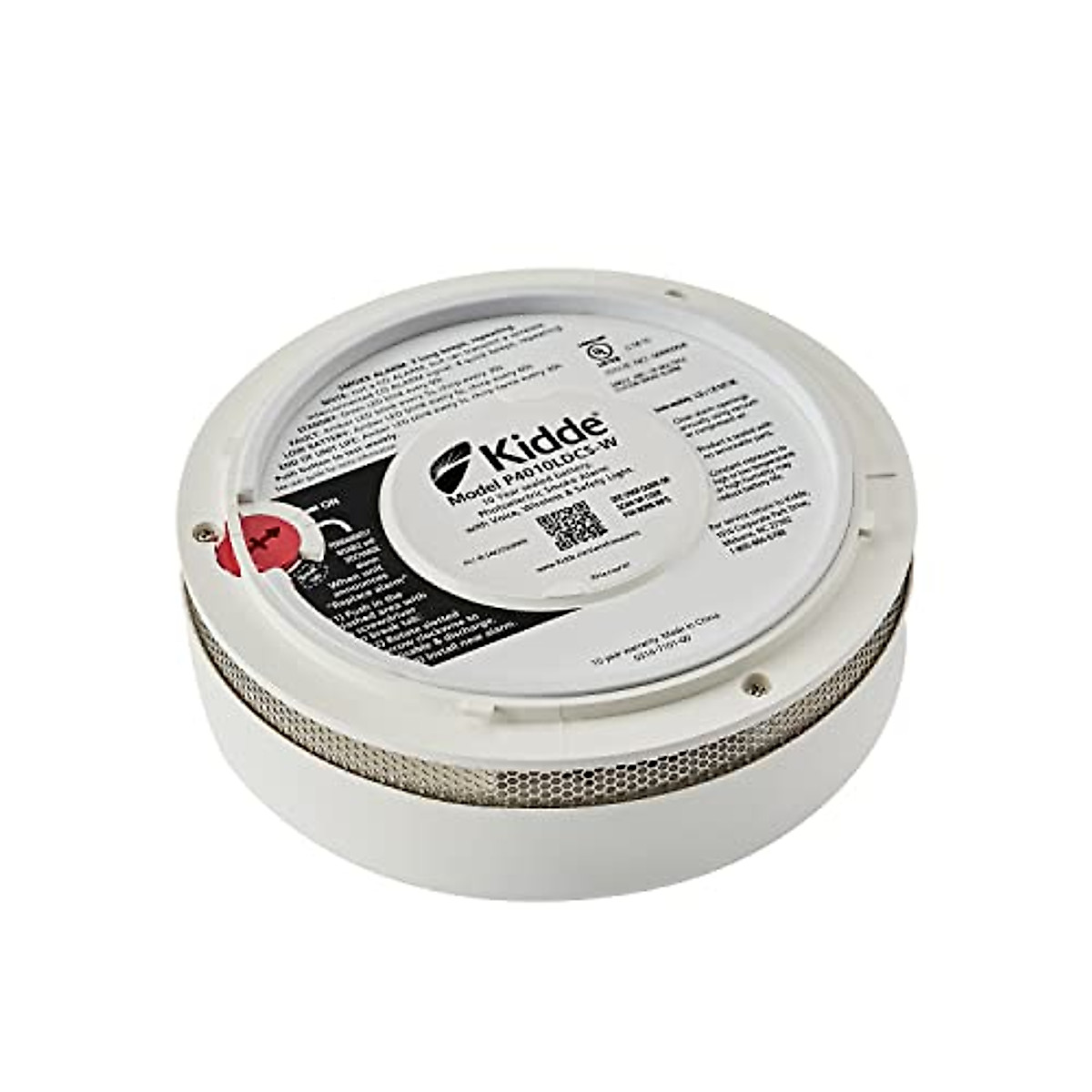 Kidde Smoke Detector, 10-Year Battery, Photoelectric Sensor Wire-Free Interconnect Smoke Alarm, Voice Alert