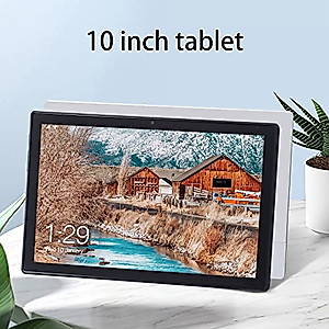 Android 10.0 Tablet, 10 inch Smart Tablet 4+32GB ROM 8 Core WiFi 0.3MP+2MP Dual Camera Game Tablet Best for Adults Working Childrens School Learning Birthday Gift