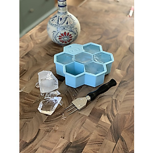 Outset Bartending Tool, Metal Ice Pick with Wood Handle, 7.25"