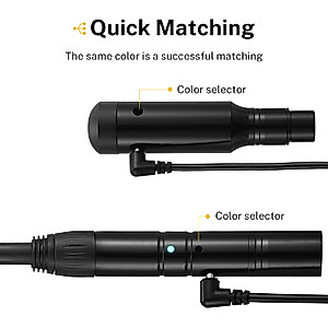 Donner Wireless DMX512 DJ 2.4G DMX Wireless Controller 3 Receivers with Built-in Battery & Light Dome & 1 Transmitter Stage Lighting Control for LED Stage Disco Party Bar Lighting 4pcs Black