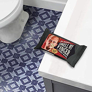 Smell My Finger Wet Wipes - Funny Travel Size Wet Wipes - Fun Birthday Gift Item - Stocking Stuffers for Adults - Naughty Dirty Santa - White Elephant Gift Exchange
