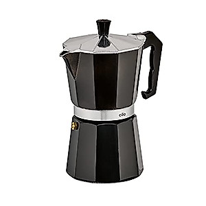 Cilio Classico Stovetop Espresso Maker, Black, 15 Ounce