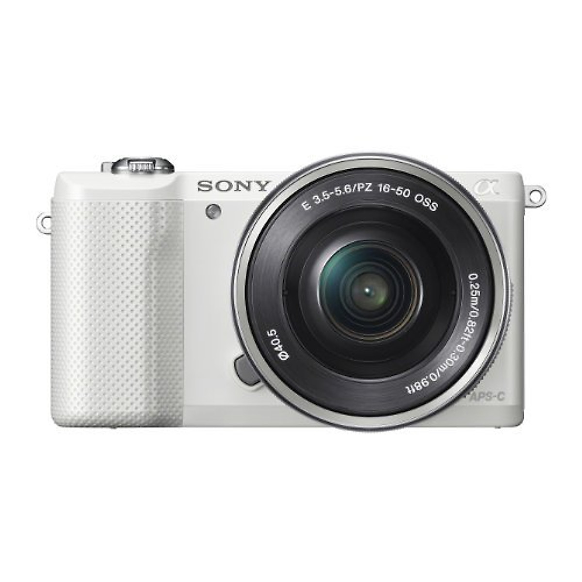 Sony Alpha a5000 Mirrorless Digital Camera with 16-50mm OSS Lens (White) (Renewed)