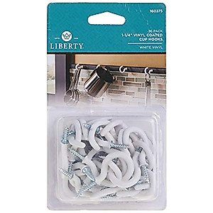 ARROW 160375 1-1/4" Vinyl Coated Cup Hooks (Pack of 36) (Package may vary)