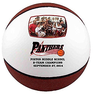 Personalized basketballs - Custom Photo Basketball Gift - Regulation Size Basketball - Any Image - Any Text - Any Logo