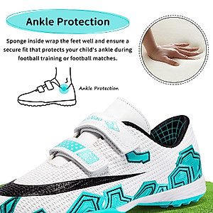 Soccer Cleats Kids Boys Girls Football Cleats Zapatos de Futbol Outdoor Soccer Shoes Tacos de Futbol Para Niños Youth Baseball Cleats Professional Training Football Shoes Turf Football Boots