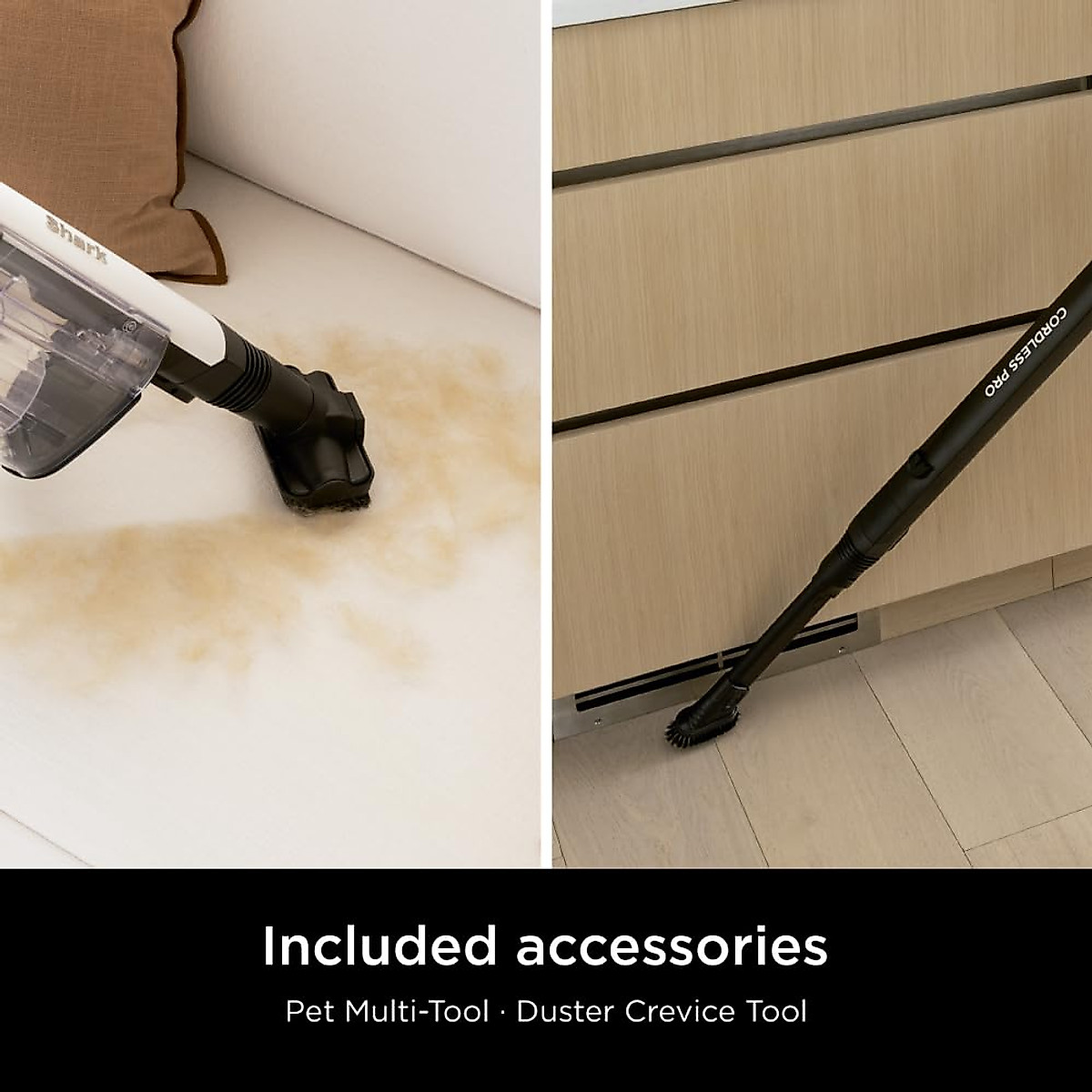 Shark IZ562H Cordless Pro Vacuum with Clean Sense IQ and Odor Neutralizer, PowerFins Plus Brushroll, Includes Duster Crevice & Pet Tool, Up to 40 Minute Runtime, Light Blue, Without MultiFLEX