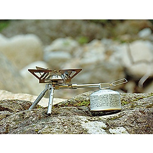 Snow Peak BiPod Stove - Light and Stable Camping and Backpacking Stove