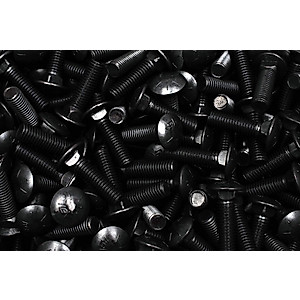 (50) Grade 8 Carriage Head Bolts 1/2-13 x 1-3/4 Plain Finish Unplated