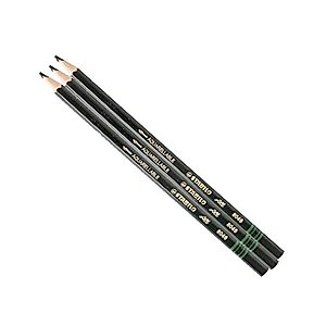 3x Stabilo-All Pencils, Black (Black)