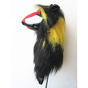 A99Golf Cute Animal Mandrill Monkey Head Cover Wood Headcover Great Gift - Fits Driver