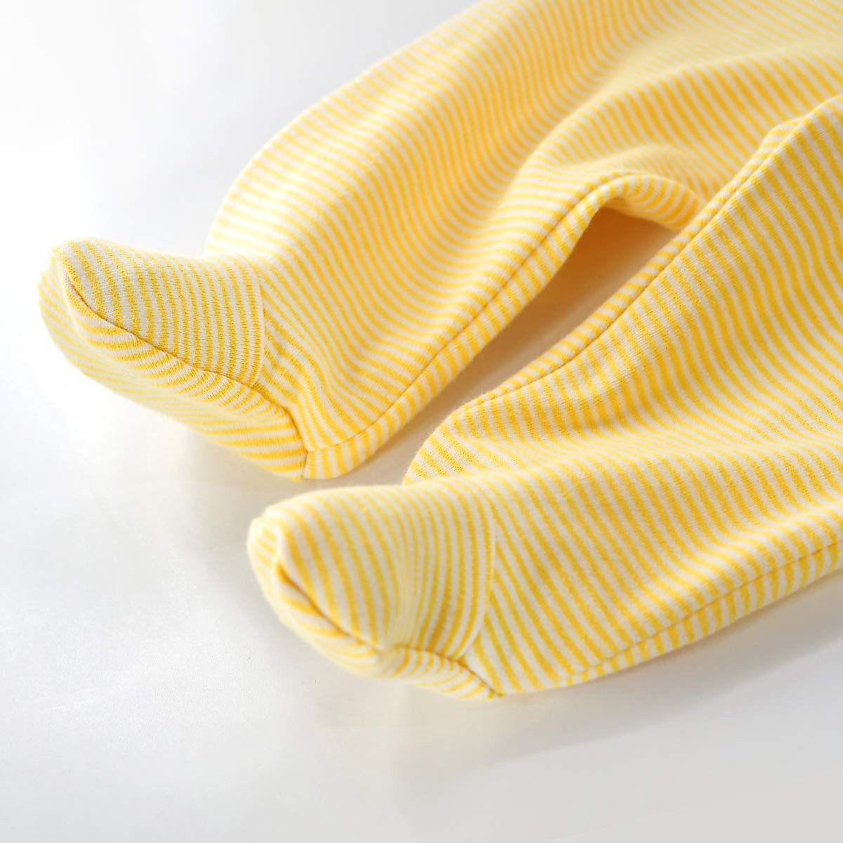 QGAKAGO Newborn Baby Footed Pants 3 Pack Cotton Casual Leggings Pants 0-12 Months (0-3 Months,Elephant)